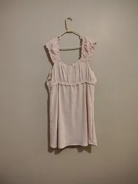 No Boundaries | Dresses | Offshoulder Light Pink Flutter Mini Dress ...